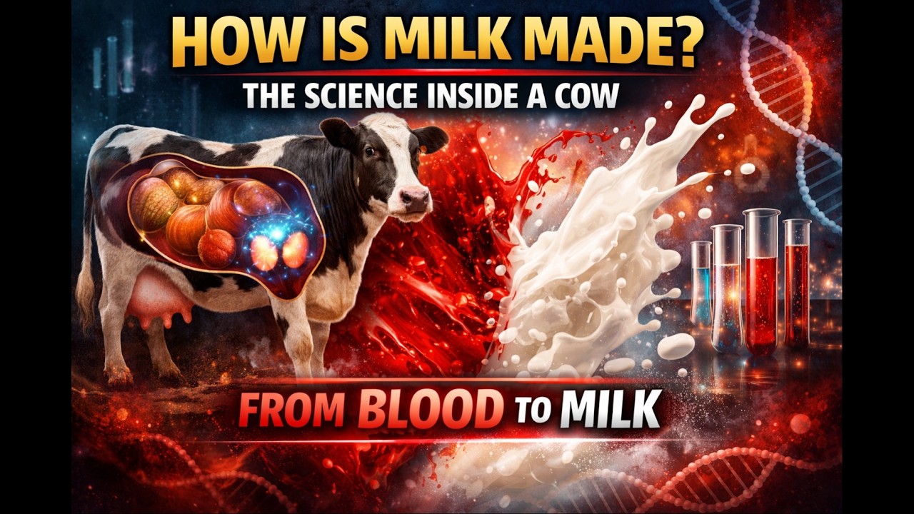 How Is Milk Made? The Hidden Science Inside a Cow - YouTube