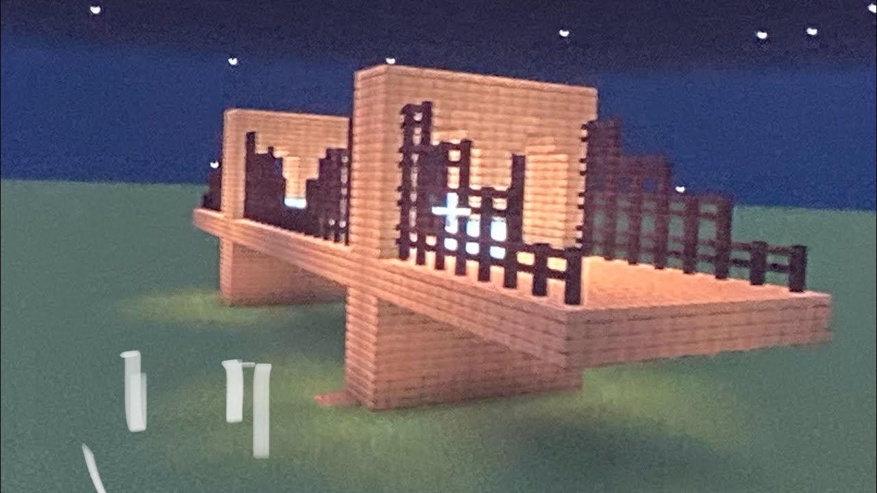 Tutorial on how to make the Brooklyn bridge in Minecraft - YouTube