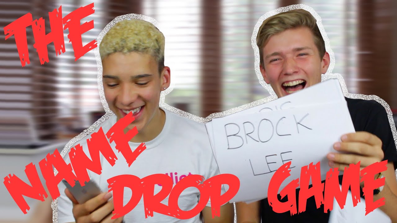 NAME DROP CHALLENGE! FT. ELLIOT CRAWFORD - YouTube