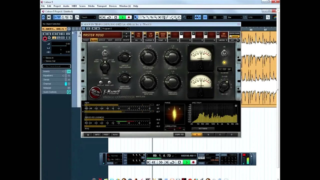 Como masterizar con T-Racks 3.5 deluxe - YouTube
