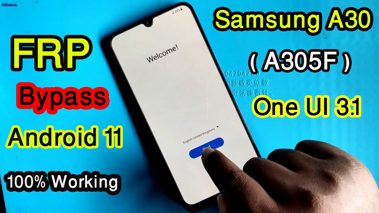 Samsung A30 (A305F) Android 11 FRP Bypass | Samsung A305F Android 11 ...