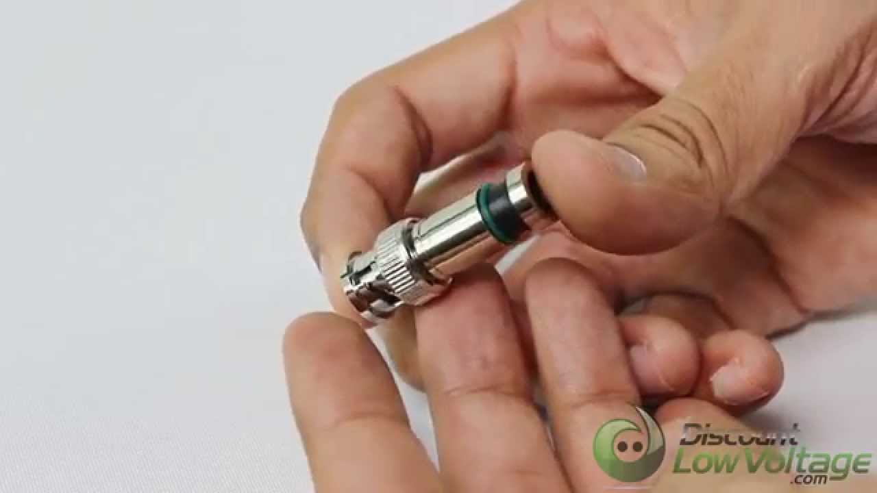 BNC Compression Connector for RG59 Coax Cable - YouTube