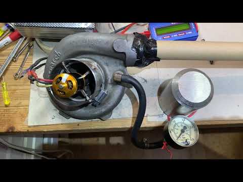 First homemade Electric Turbo QF2827