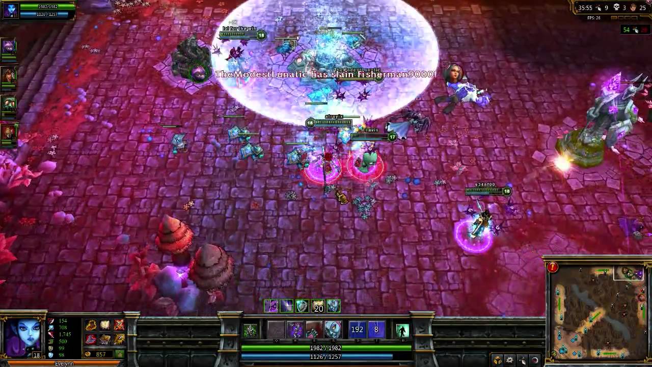 League of Legends AoE destruction - YouTube