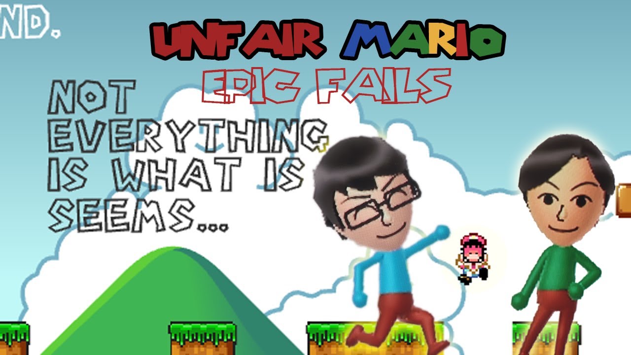 Unfair Mario Epic Fails! - YouTube