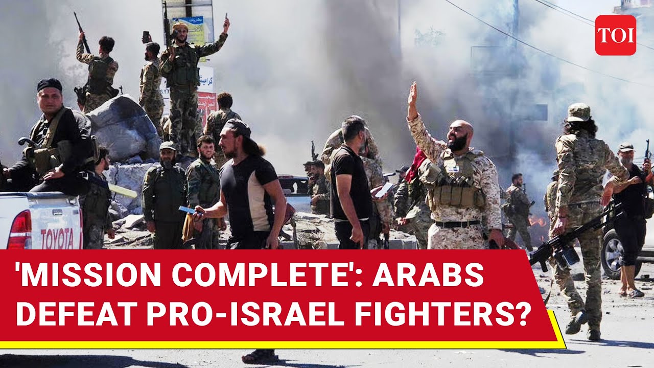 Arab Forces Score Big Victory? Pro-Israel Fighters 'SURRENDER', Agree ...