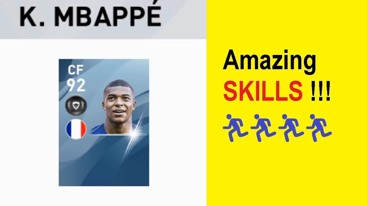 Kylian Mbappe on PES 2020 Mobile // Gameplay and Skills - YouTube