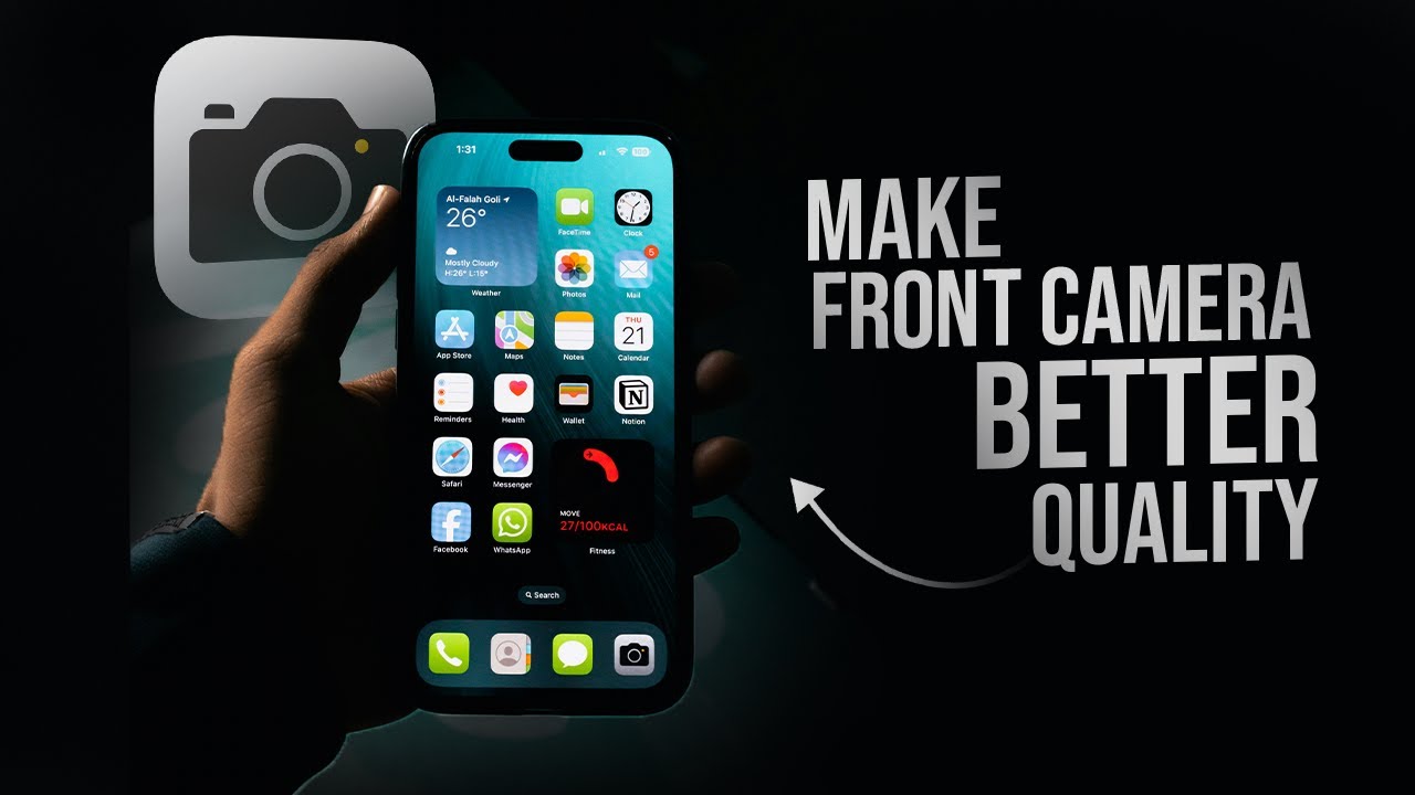 How Do I Make My Front Camera on iPhone Better Quality (tutorial) - YouTube