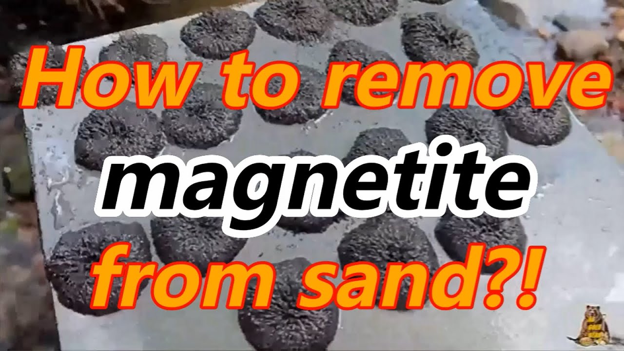How to extract the microscopic gold from sand?! And how to build a ...