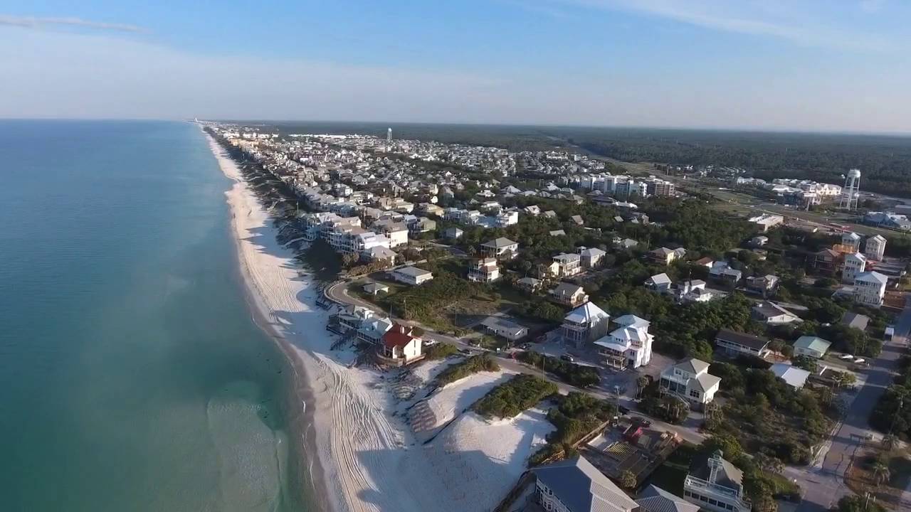 30A FL Inlet Beach Aerial - A View From Up Top - YouTube