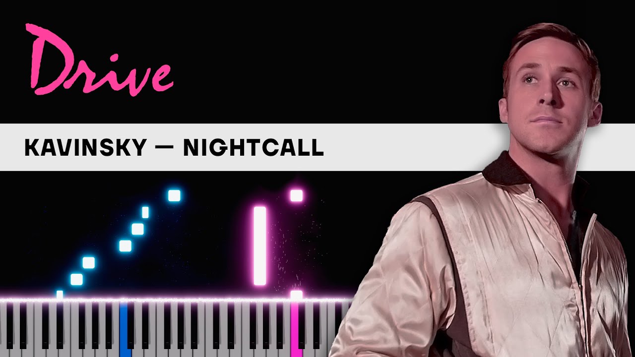 Drive Theme — Nightcall | EASY Piano Tutorial | Sheets - YouTube