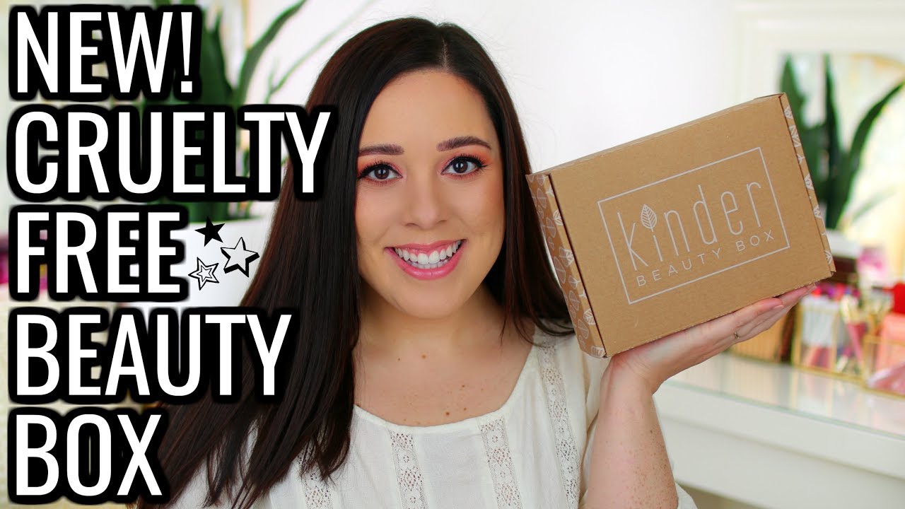 CRUELTY-FREE & VEGAN BEAUTY BOX! KINDER BEAUTY JUNE 2019 - YouTube