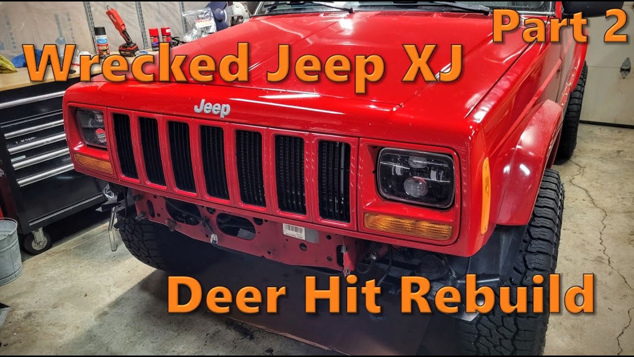 Rebuilding a Wrecked Jeep Cherokee XJ | Part 2 Assembly - YouTube