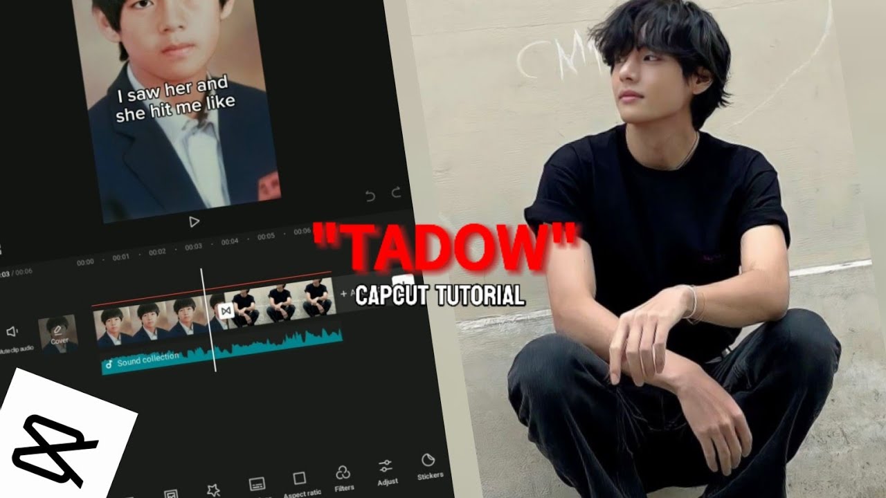 "TADOW" Tiktok kpop trend capcut editing tutorial - YouTube