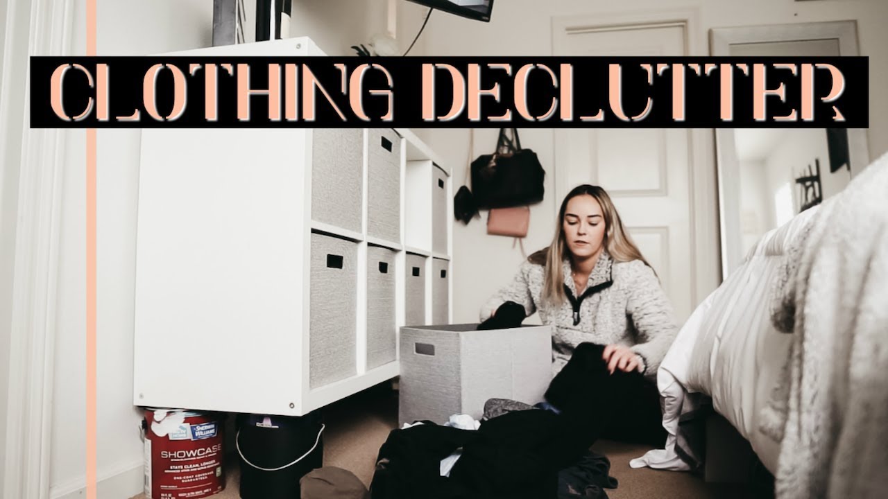 CLOTHING DECLUTTER 2019 | DRESSER EDITION - YouTube