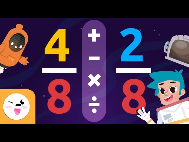 OPERATIONS WITH FRACTIONS for Kids - Addition, Subtraction ...