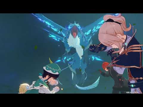Fighting Dvalin(StormTerror)| Dvalin Story Quest End | Genshin Impact ...