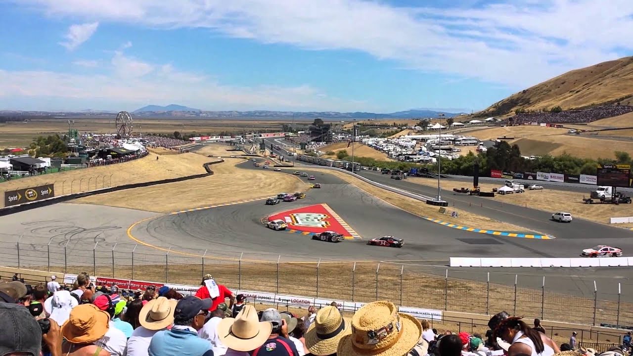 Nascar 2015 at Sears Point aka Sonoma Raceway. - YouTube