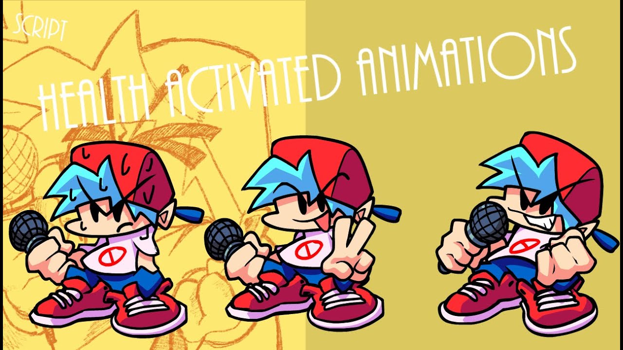 FNF Psych Engine: Health Reactive Animations - YouTube