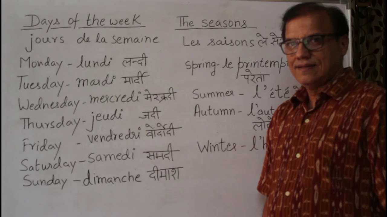 L 8 Expressions of courtesy, week days, seasons - YouTube