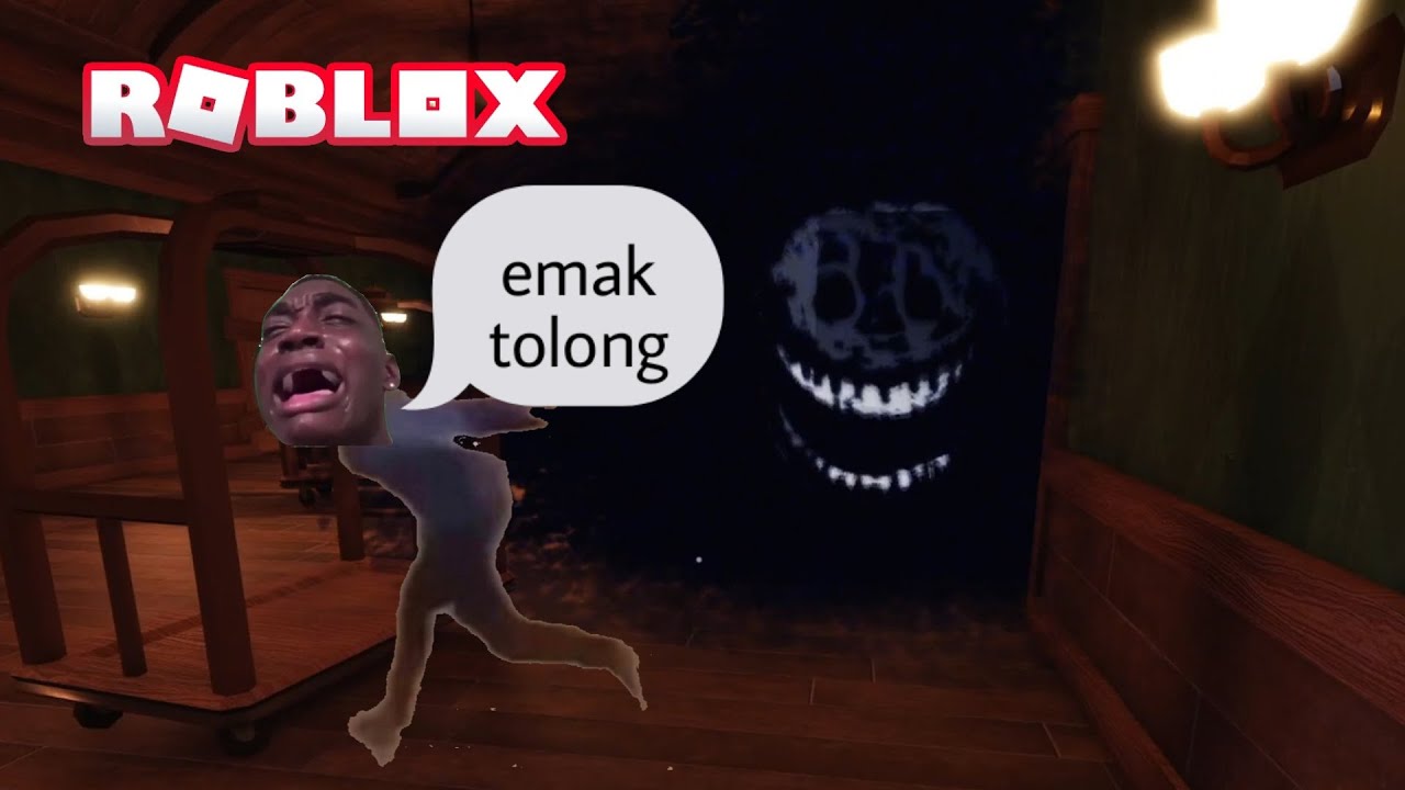 gue kabur dari kejaran setan di ROBLOX - YouTube