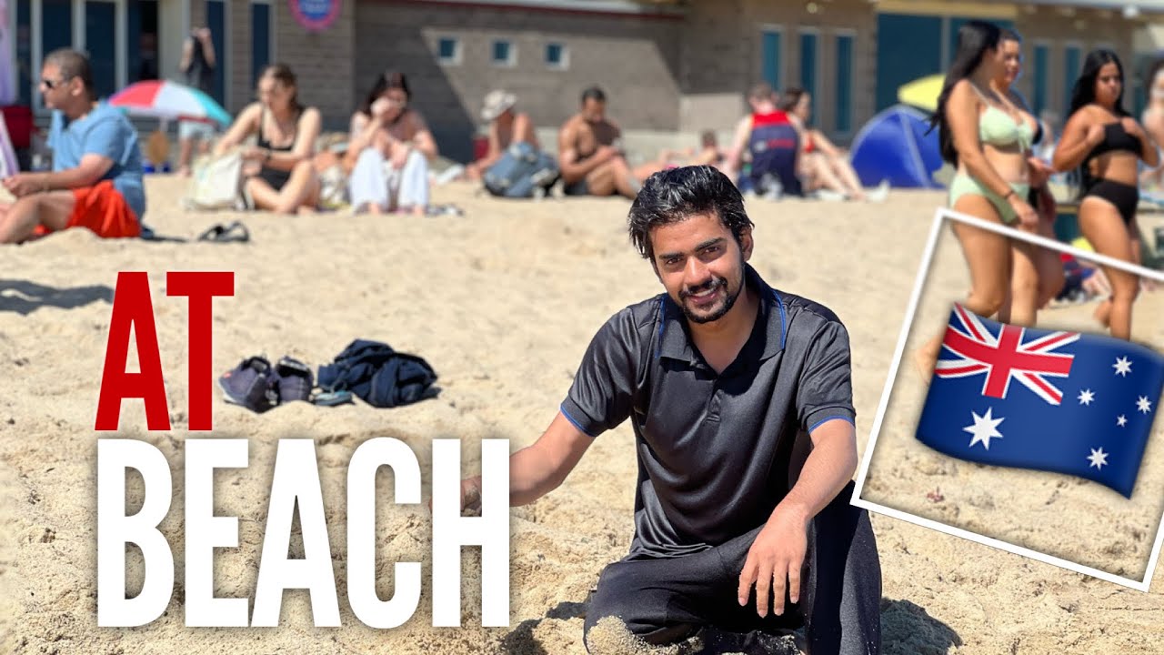 FIRST TIME AT BEACH | SWIMMING IN SUMMER SEASON - YouTube