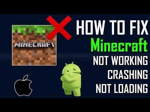 How To Fix Minecraft App Not Working, Crashing, Keep Stopping Or Stuck On Loading Screen - YouTube