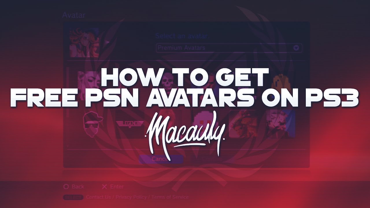 How to get FREE Avatars on PS3! [CFW] - YouTube