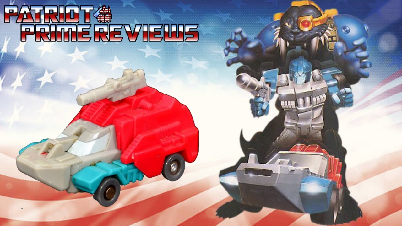 Patriot Prime Reviews 1989 Transformers G1 Pretender Longtooth - YouTube