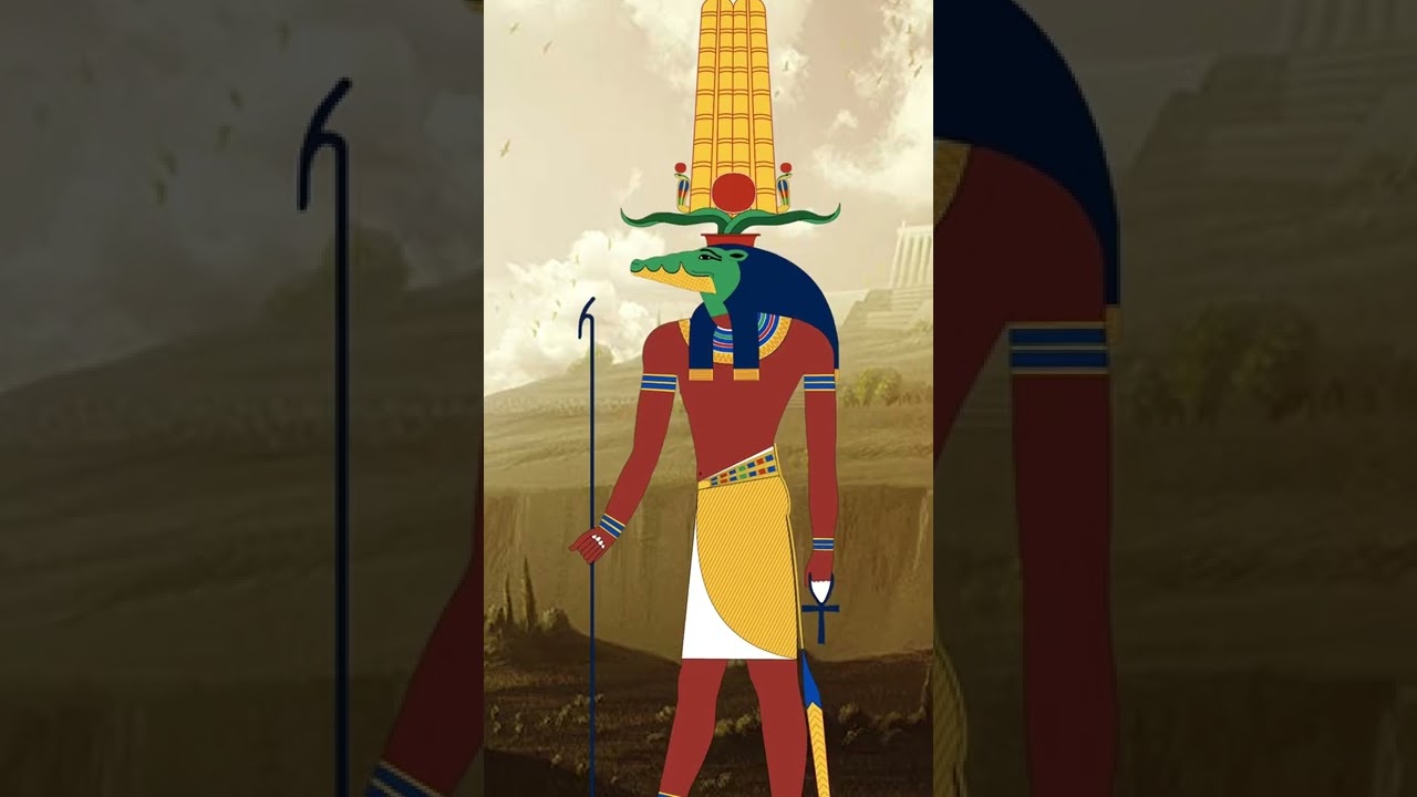 Sobek, le dieu crocodile 🐊 #mythologie - YouTube