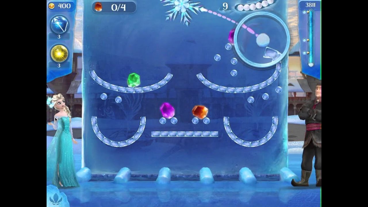 Frozen Free Fall 2 - Walkthrough Level 14 - YouTube