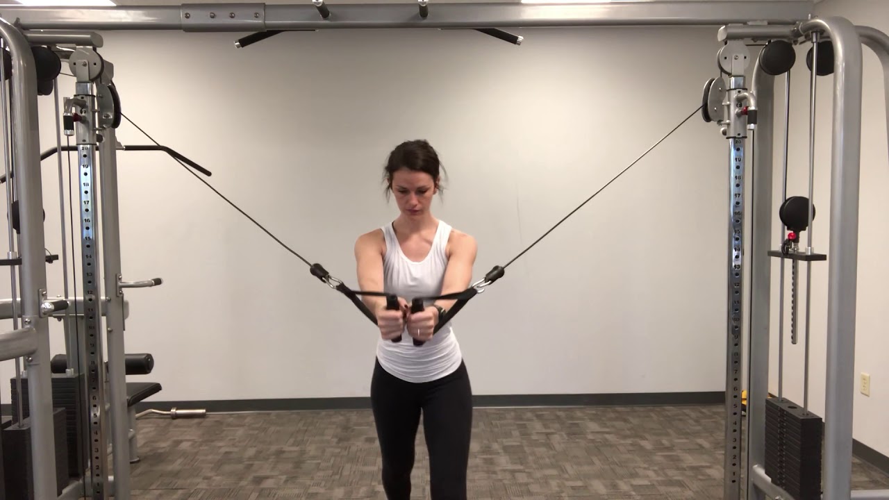 Cable Pec Fly - YouTube