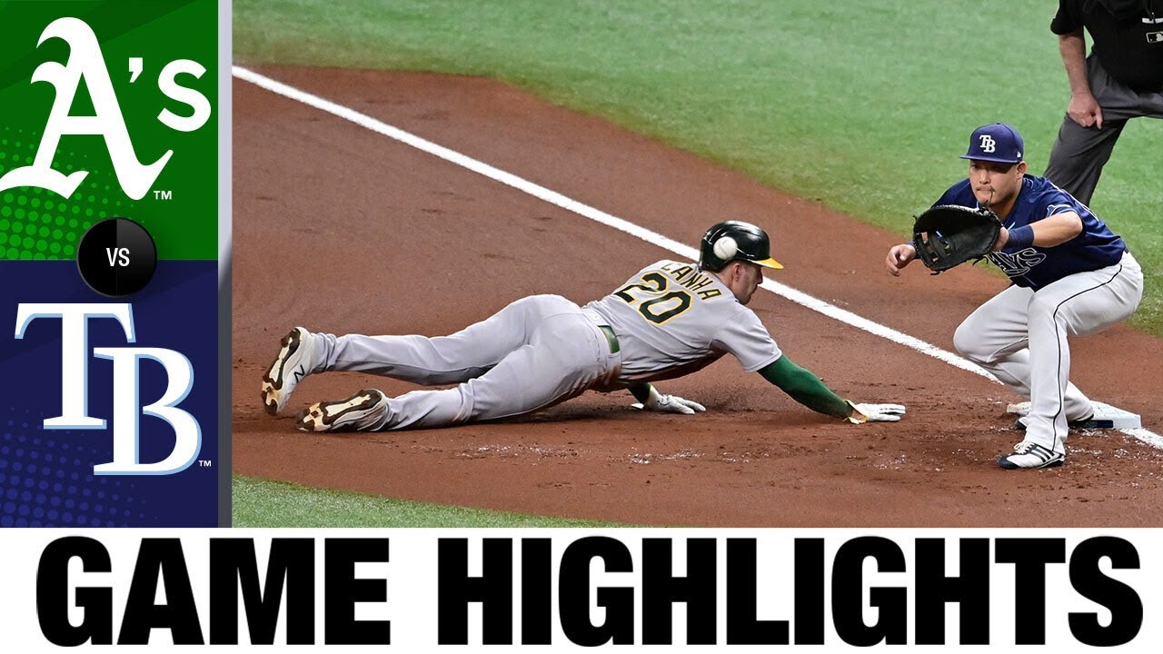 Athletics vs. Rays Game Highlights (4/27/21) | MLB Highlights - YouTube