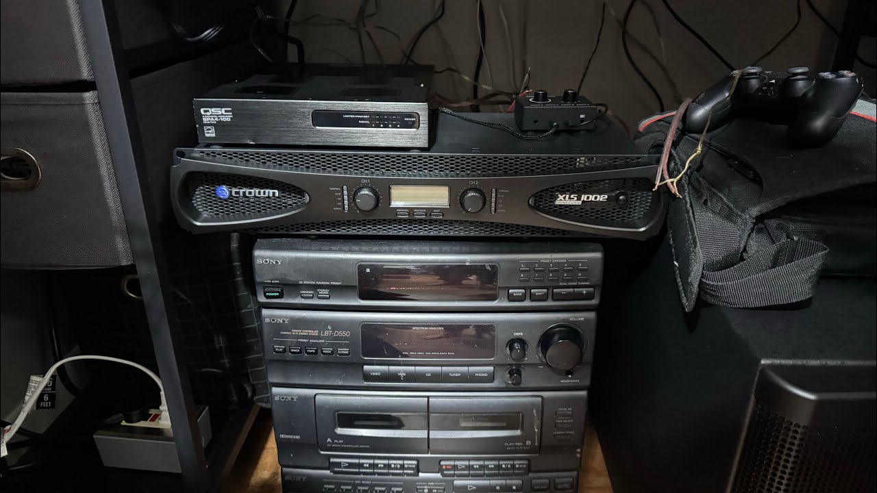 The QSC SPA4-100 Amplifier Works and Sounds Good! - YouTube