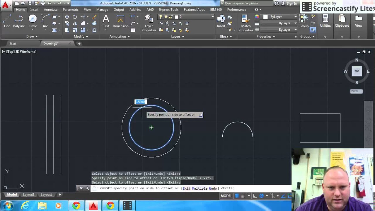 Offset command - YouTube
