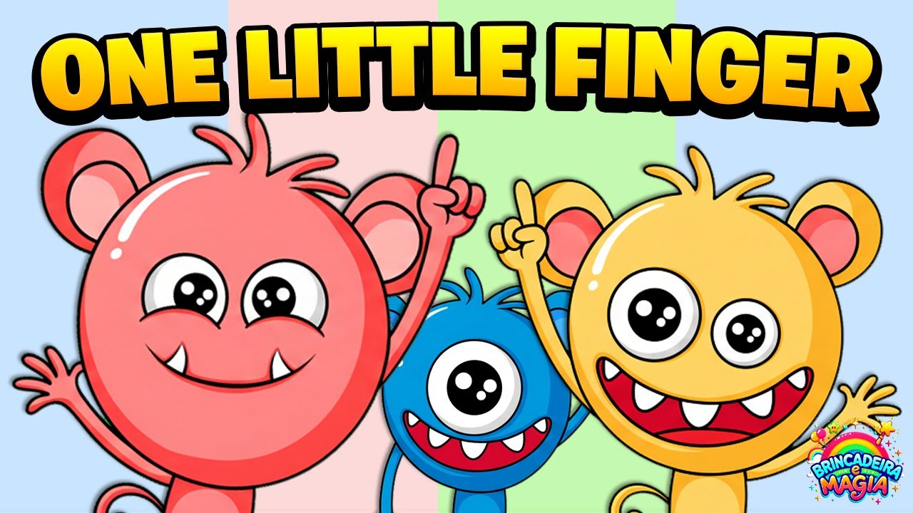 🎵 One Little Finger 👆 | Fun Learning Song for Kids - Nursery Rhymes for ...