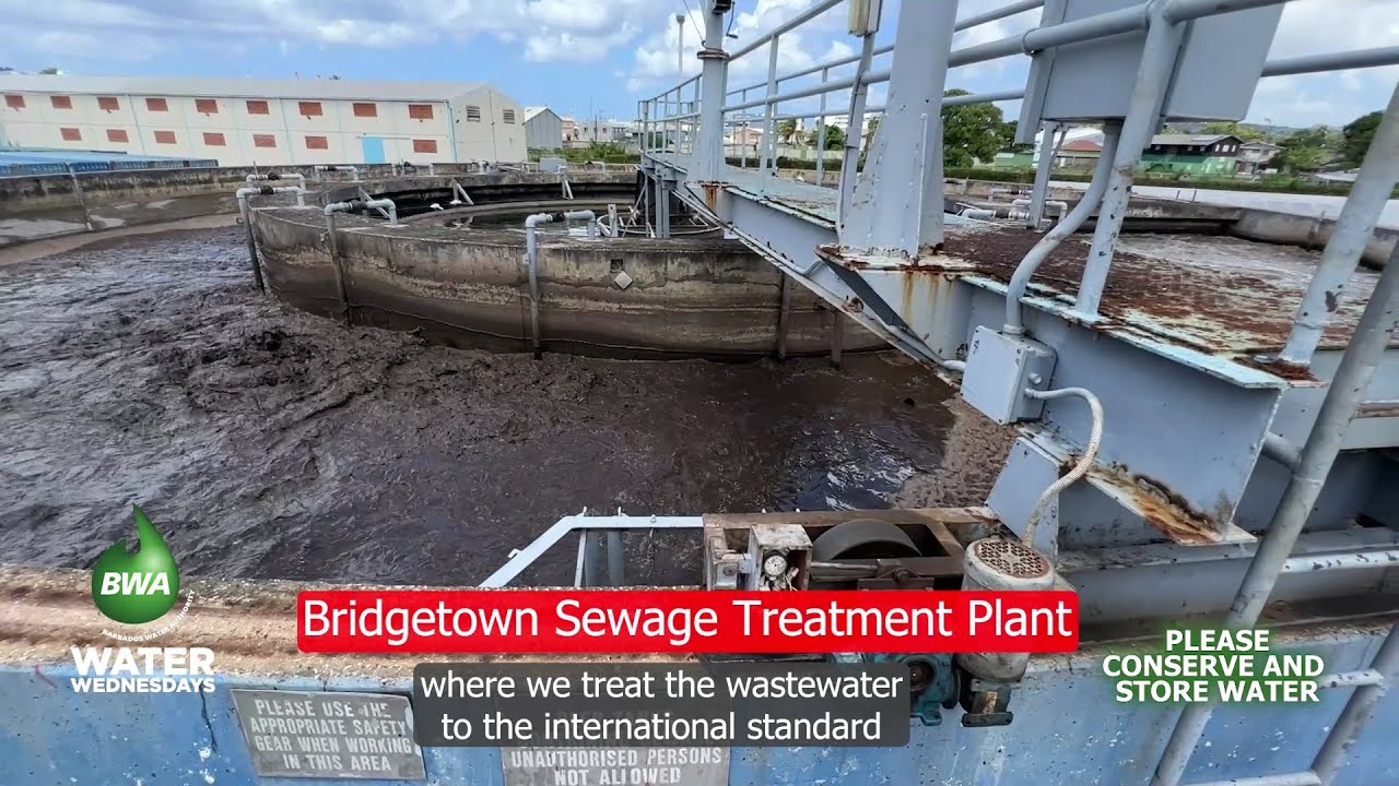 The Upgrade of the Bridgetown Sewage Treatment Plant - YouTube