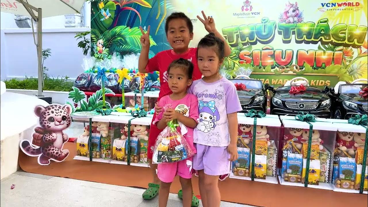 [RECAP] Chương trình Thử thách siêu nhí - Ninja Warrior Kids | VCN World Kindergarten - YouTube