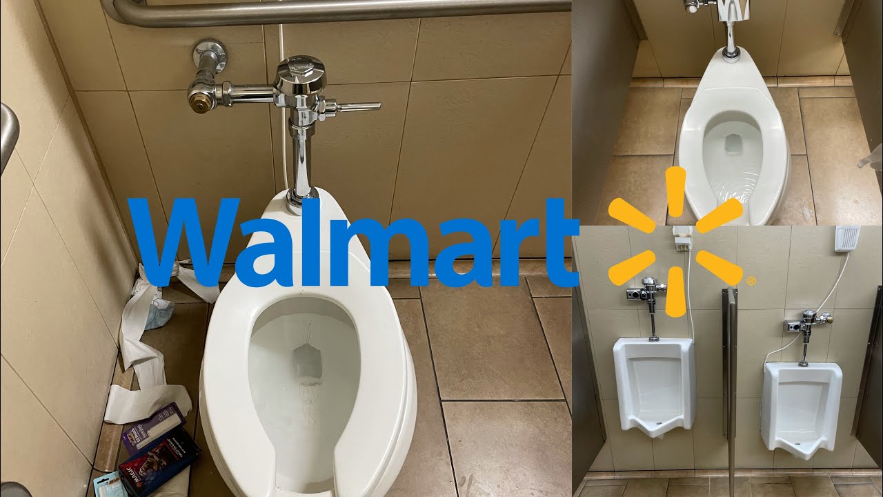 Walmart Back Men’s Restroom Full Shoot. - YouTube
