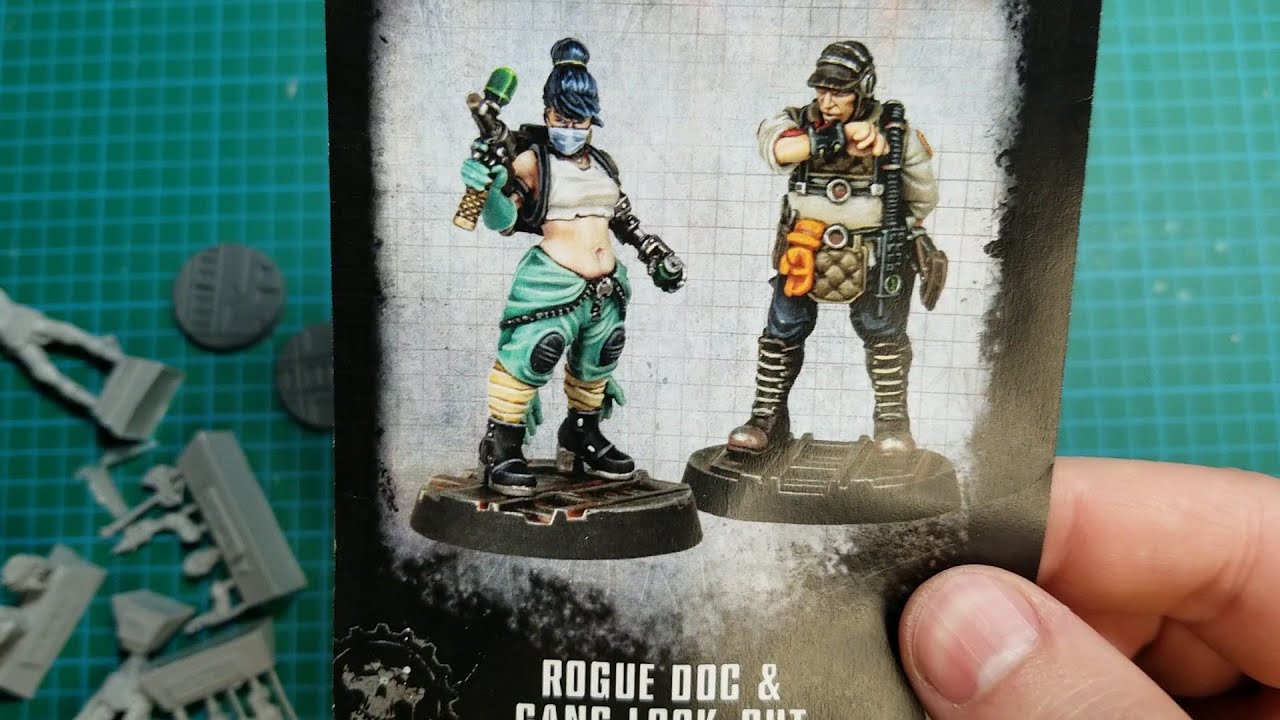 Necromunda - Forgeworld Rogue Doc & Gang Look-Out Unboxing and Review ...