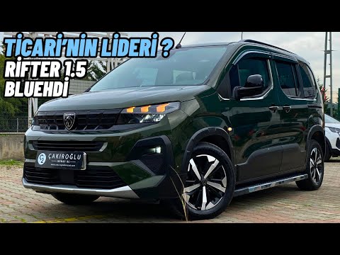 TİCARİ'NİN LİDERİ Mİ? BMW KOVALADIK |  PEUGEOT RİFTER GT 1.5 BLUEHDİ | DONANIM ZENGİNİ !
