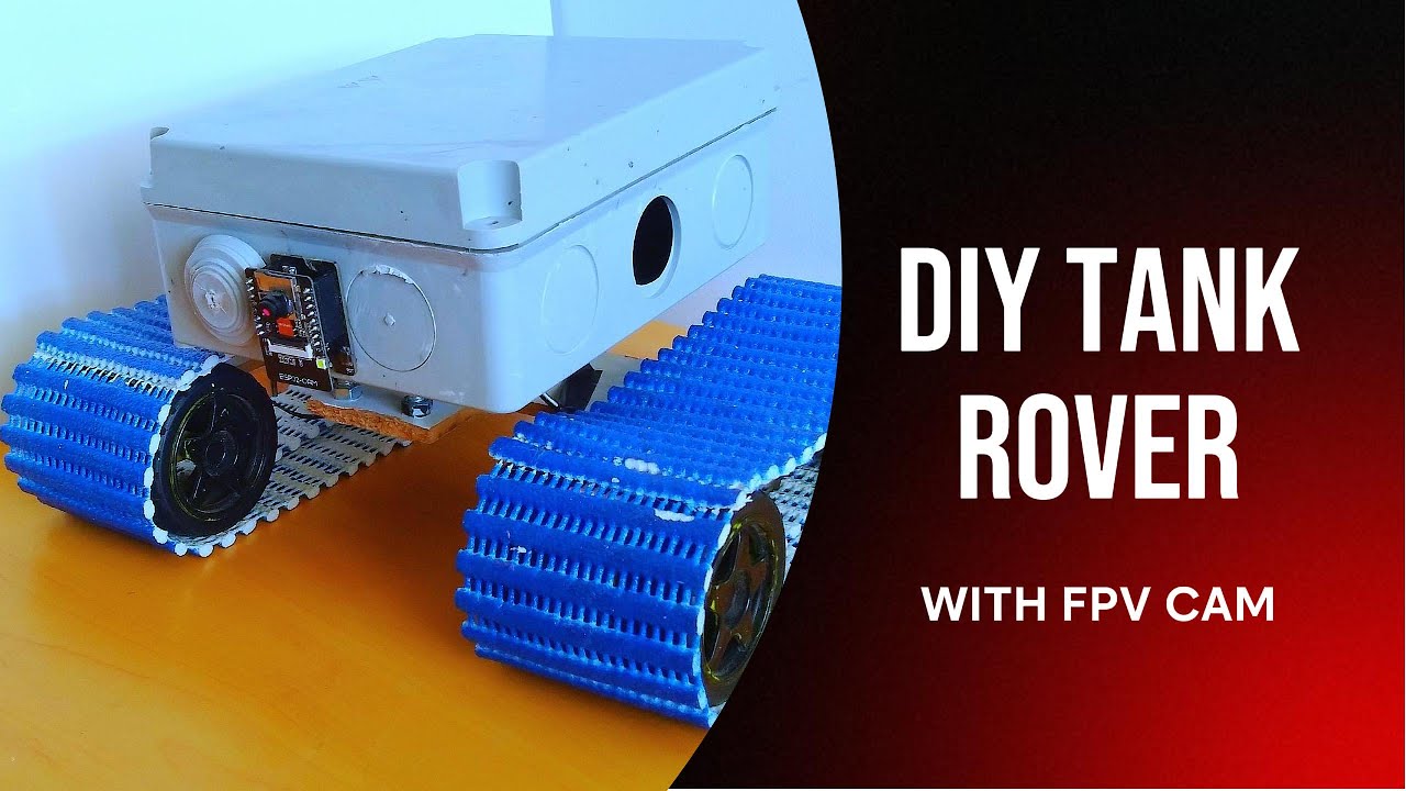 diy RC tank rover with FPV camera #esp32 #robot #diy - YouTube