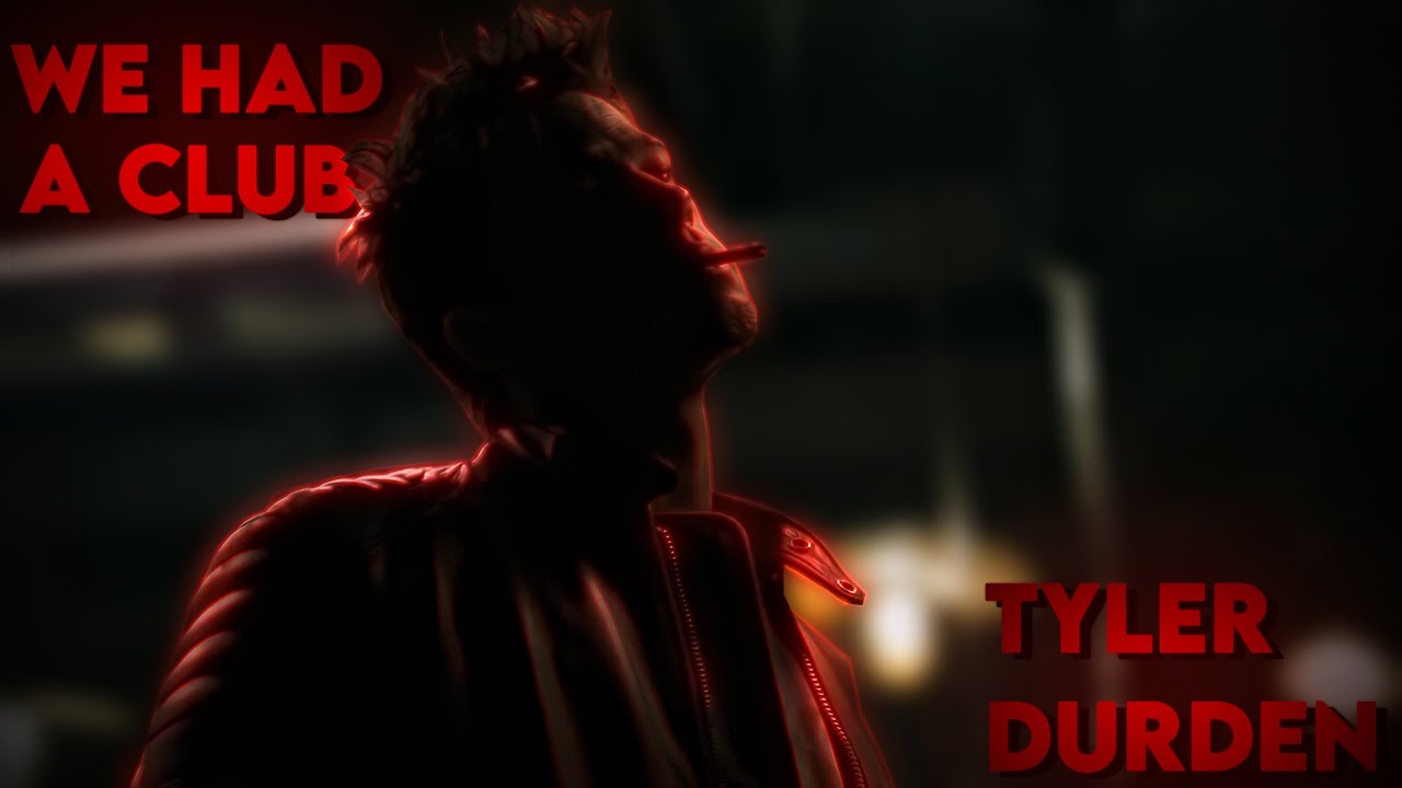"We had a club" - Tyler Durden | Fight Club Edit | Sleepwalker | 4K ...