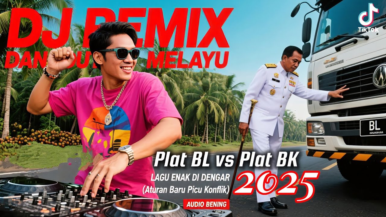 Plat BL Vs Plat BK ( Aturan Baru Picu Konflik)" Dj Remix Melayu 2025 ...