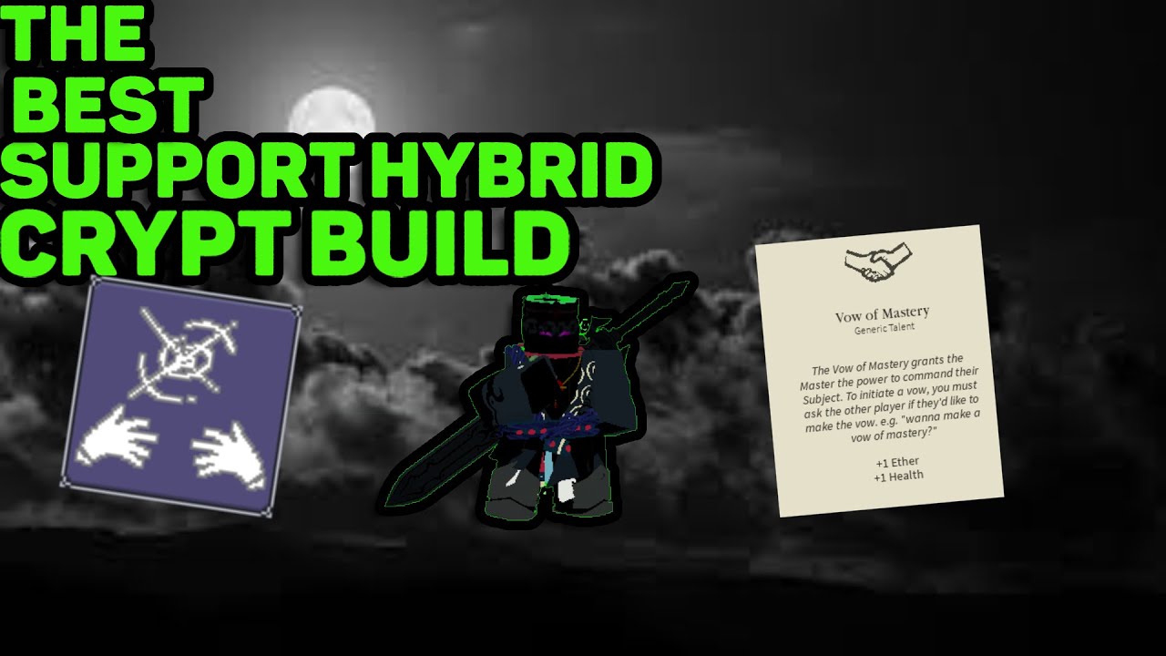 The Best Support Hybrid Crypt Build - YouTube