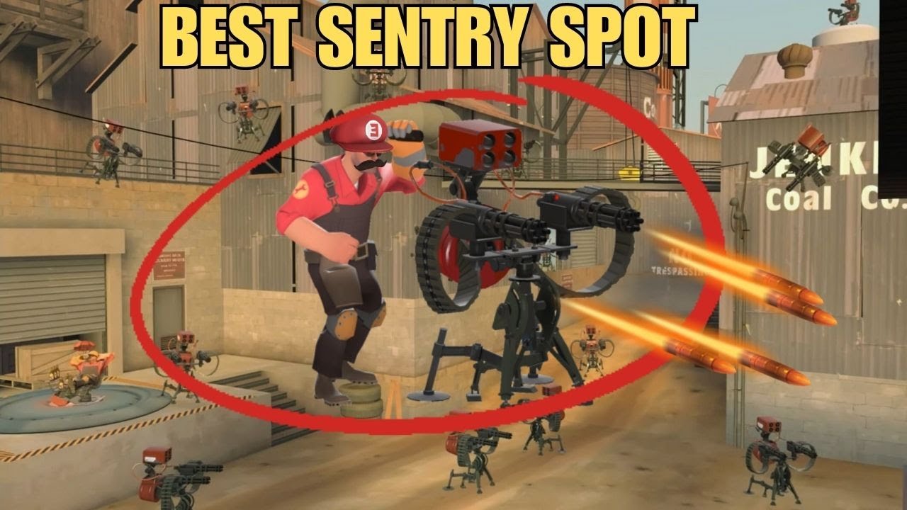 Game Clutching Sentry Spot In TF2 - YouTube