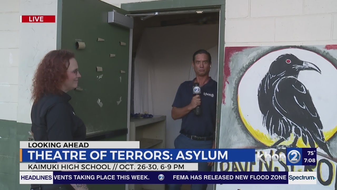 Kaimuki HSʻs Halloween Haunted House opens this weekend - YouTube