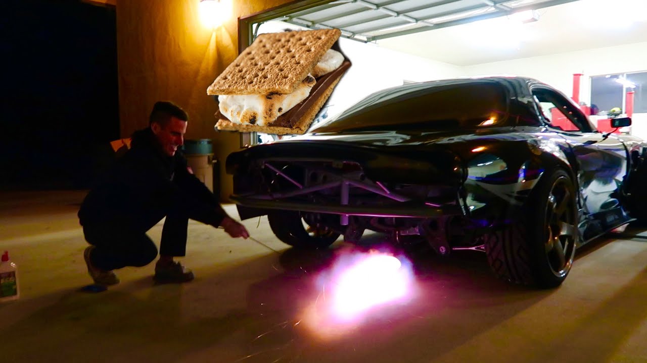MAKING S'MORES -- RX-7 FD ANTI LAG FLAMES - YouTube