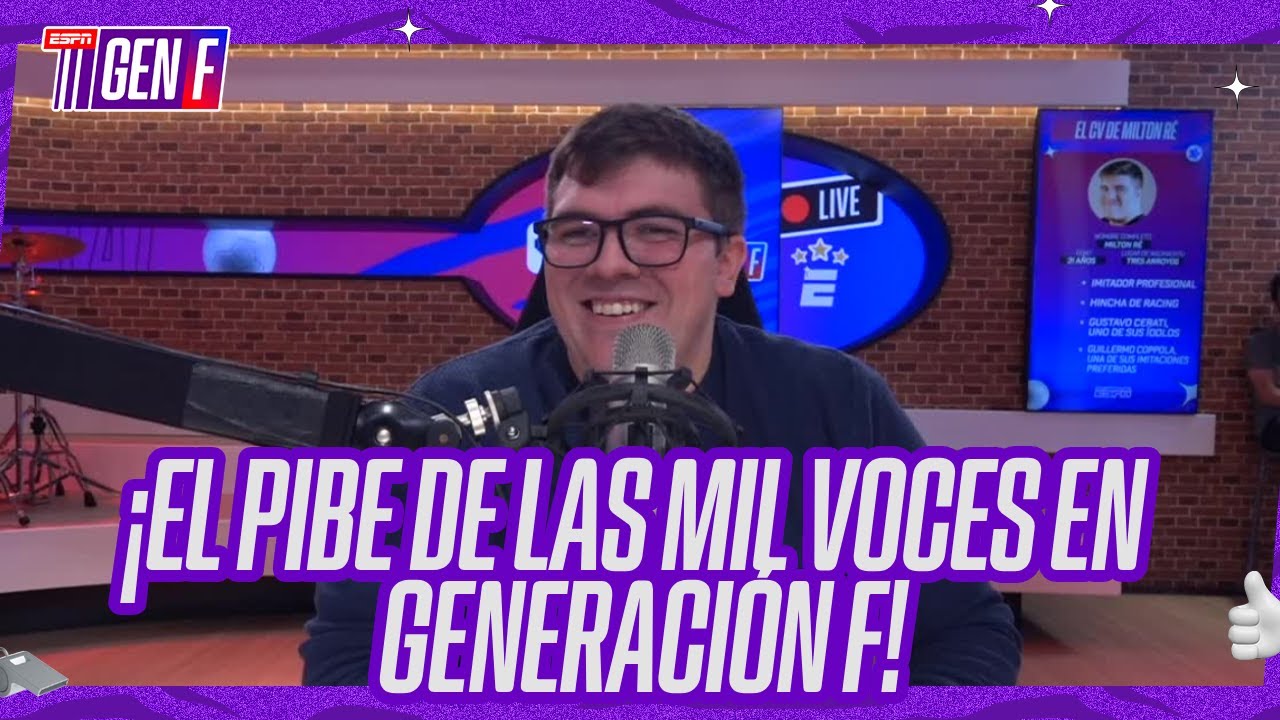 ¡MILTON RÉ, EL PIBE DE LAS MIL VOCES, VISITÓ EL PROGRAMA DE # ...