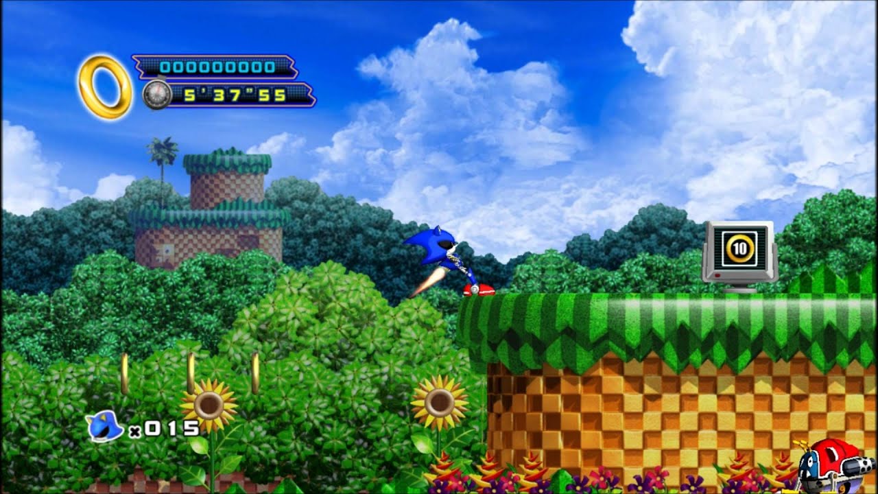 Metal Sonic's edge animation until the time runs out - YouTube